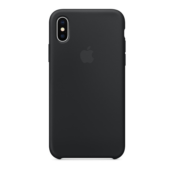 Apple iPhone X Silicone Case - Black. HADDAD | الحداد