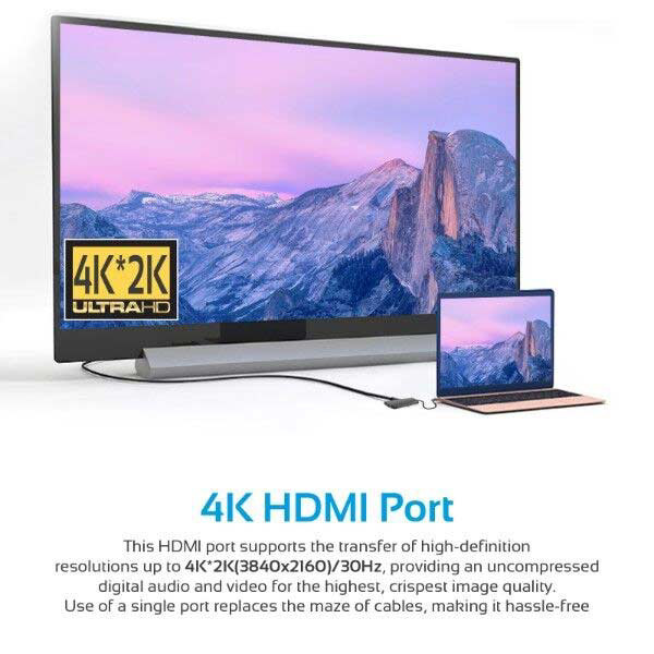 Promate Prime All-in-One USB Type-C™ Hub with Power Delivery - Grey ...