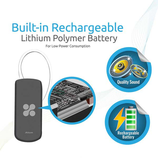 Promate Atom Sleek Multipoint PairingWireless Headset - Grey. HADDAD ...