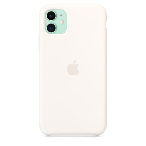 Apple iPhone 11 Silicone Case - White. HADDAD | الحداد