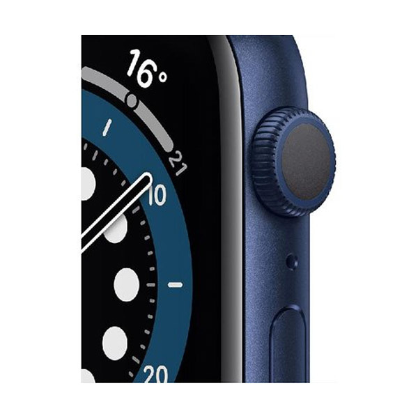 Apple Watch Series 6 GPS, 44mm Blue Aluminium Case with Deep Navy Sport ...