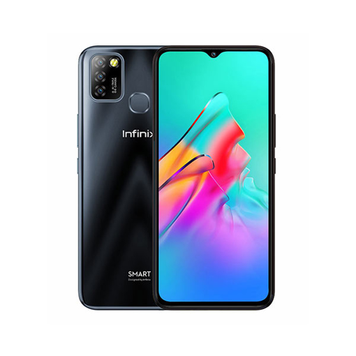 Infinix SMART 5, 32 GB, Ram 2, 4G - Midnight Black. HADDAD | الحداد