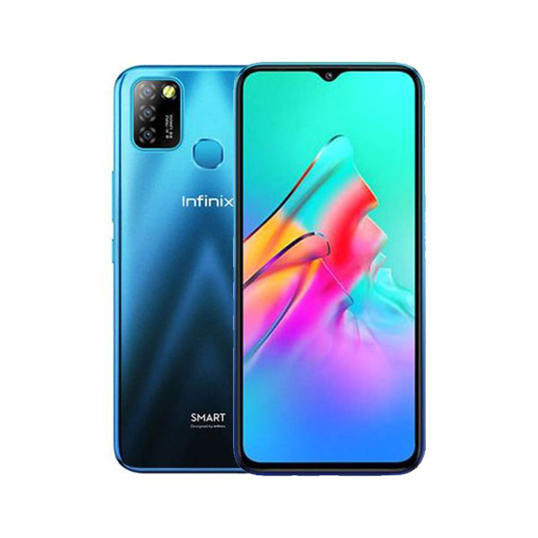 Infinix SMART 5, 32 GB, Ram 2, 4G - Ocean Wave. HADDAD | الحداد