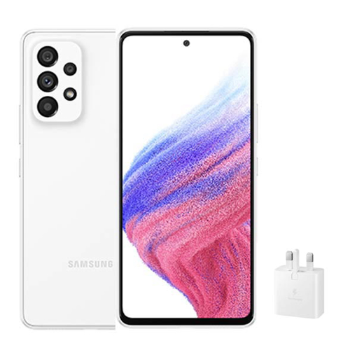 Samsung Galaxy A53 Dual Sim, 5G , 6.5" 128 GB, Ram 8 GB - White. HADDAD ...