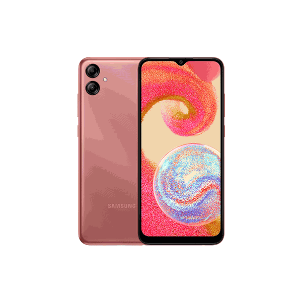 Samsung Galaxy A04e, 32 GB,Ram 3GB, 4G - Copper. HADDAD | الحداد
