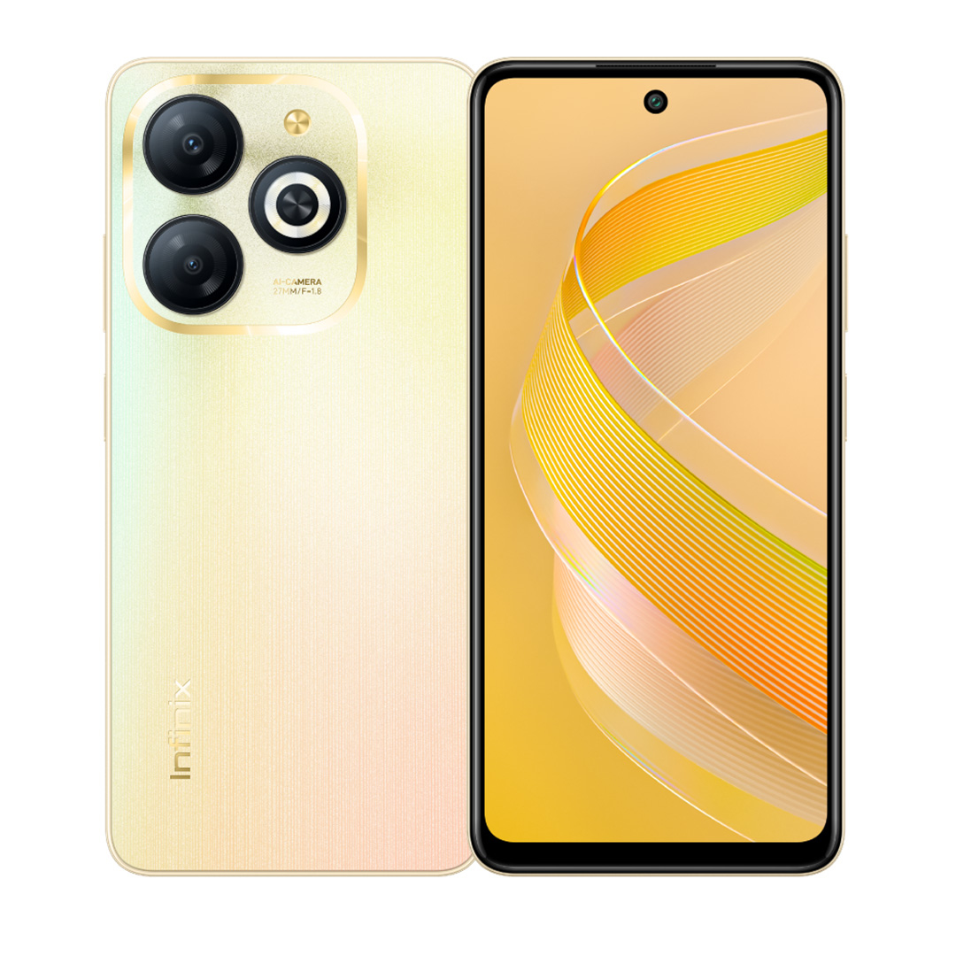 Infinix SMART8 4G (3+64) GB - Shiny Gold. HADDAD | الحداد