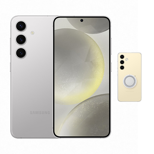 Samsung Galaxy S24 5G (8+256) GB - Marble Gray - Bundle. HADDAD | الحداد