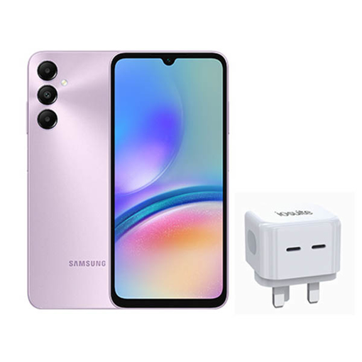 Samsung Galaxy-A05s 4G (4+64) GB - LIGHT VIOLET - BUNDLE. HADDAD | الحداد