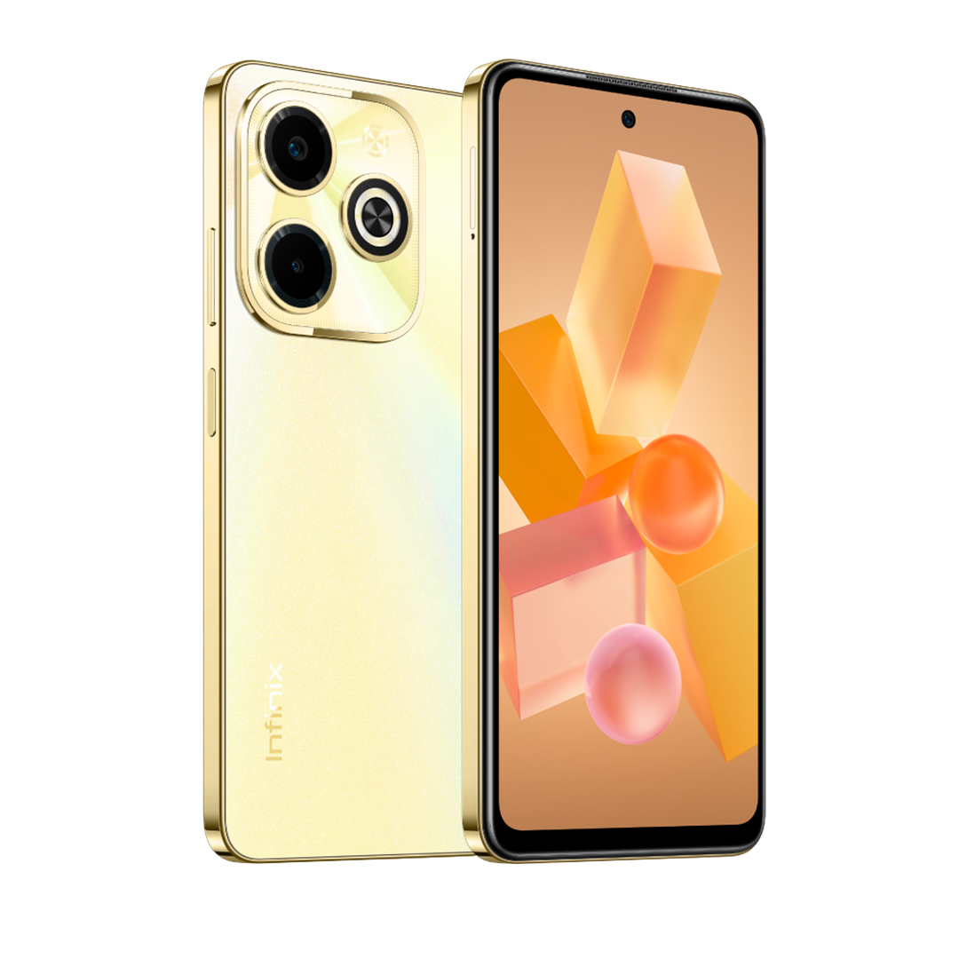 Infinix Hot 40i, 256GB+8GB RAM, 4G - Horizon Gold - Bundle. HADDAD | الحداد