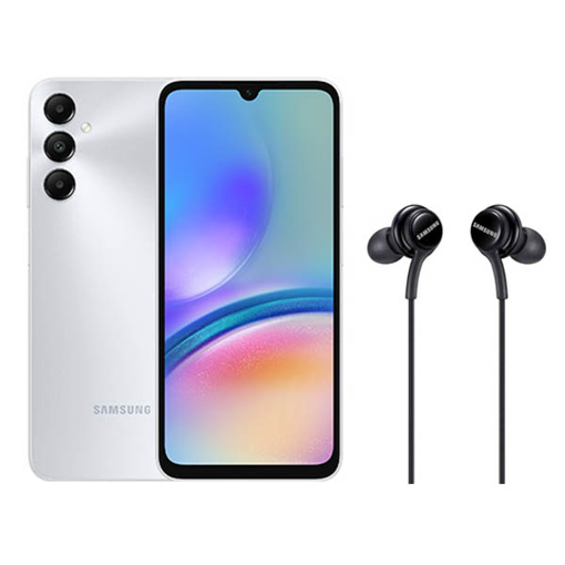 Samsung Galaxy-A05s 4G (4+64) GB - SILVER - Bundle Offer. HADDAD | الحداد