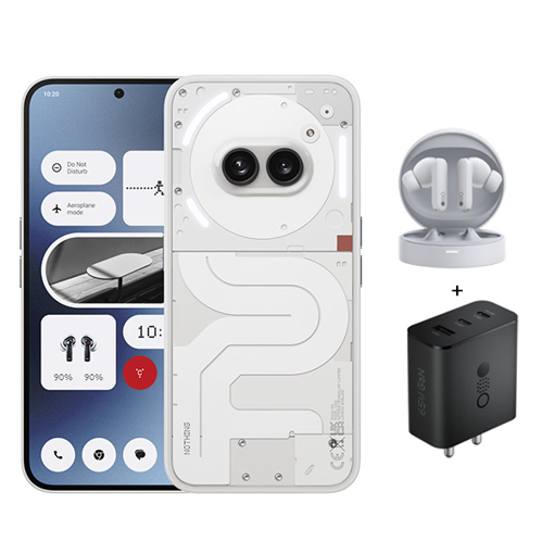 Nothing Phone (2a) 5G (12+256) GB - Milk - Bundle Offer. HADDAD | الحداد