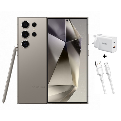 Samsung Galaxy S24 ULTRA 5G (12+512) GB - Titanium Gray - Bundle Offer ...